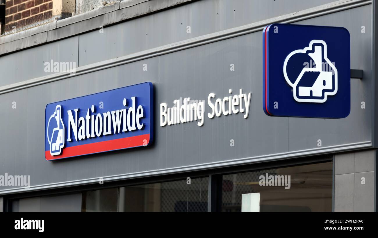 Nationwide Building Society, Humberstone Gate, Leicester, England. Old ...