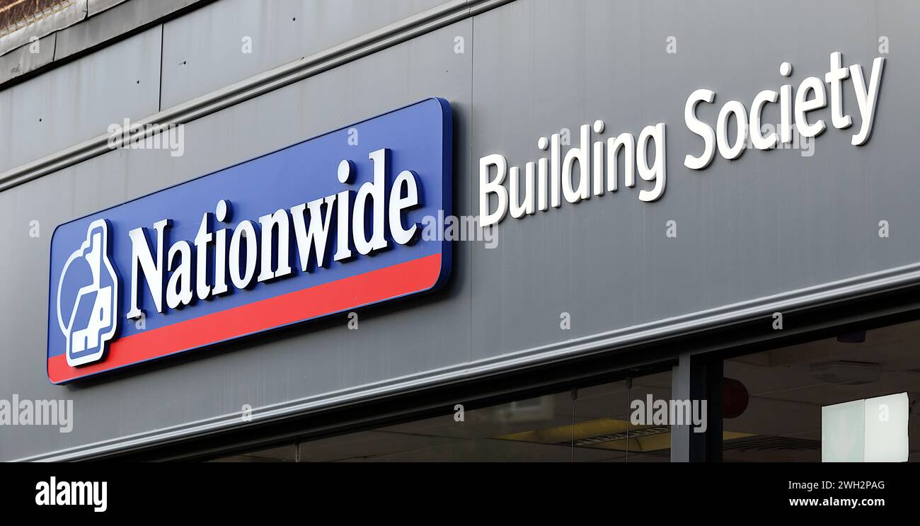 Nationwide Building Society, Humberstone Gate, Leicester, England. Old ...