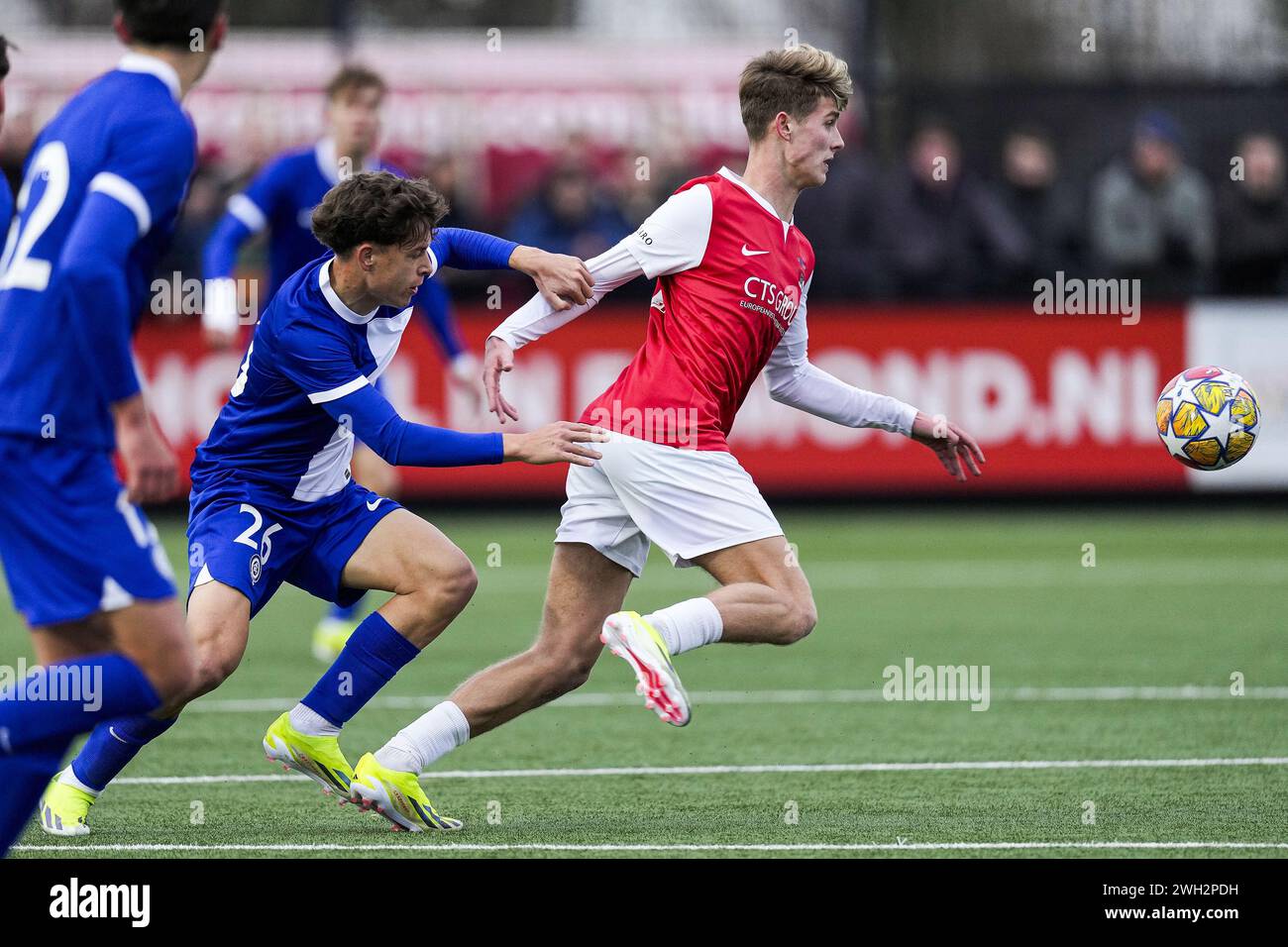 WIJDEWORMER - (l-r) Alejandro Monserrate of Atletico Madrid U19, Dave ...