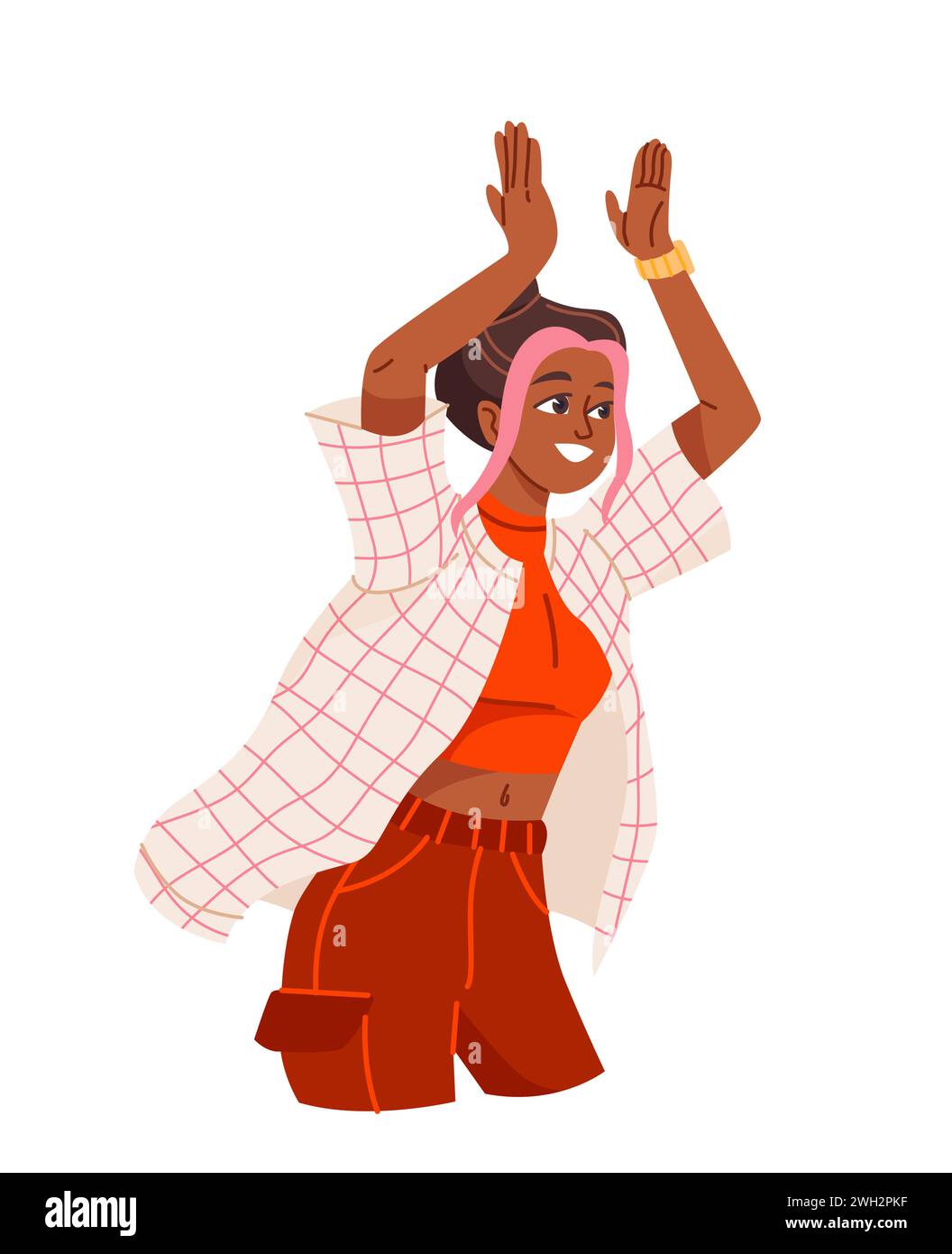 Happy smiling person vector concept Stock Vector Image & Art - Alamy