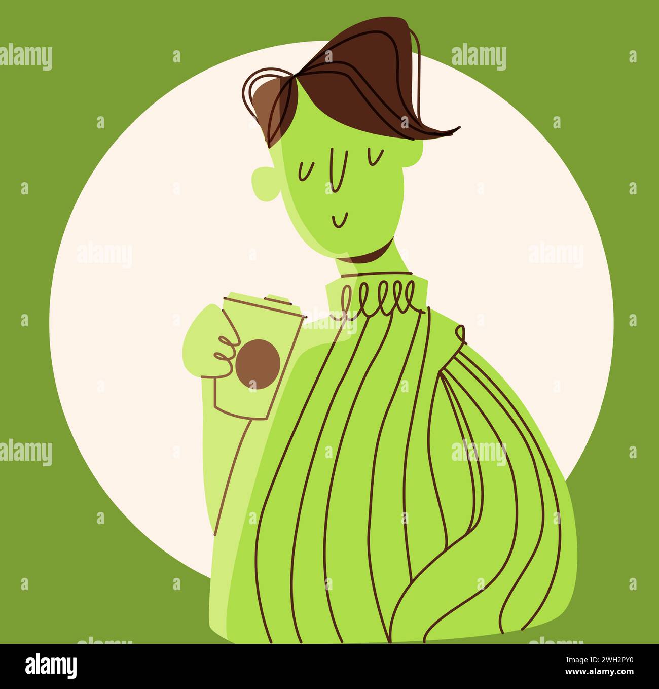 Restaurant client vector illustration Stock Vector Image & Art - Alamy