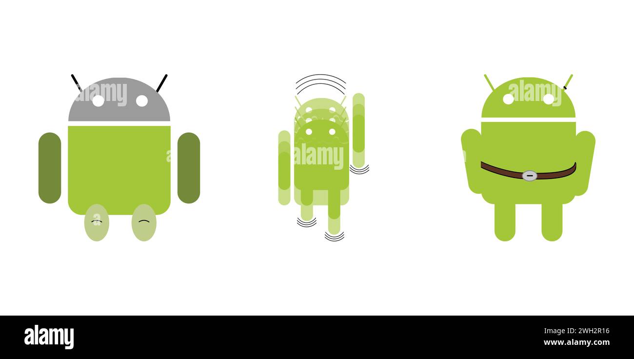 Android sit Stock Vector Images - Alamy