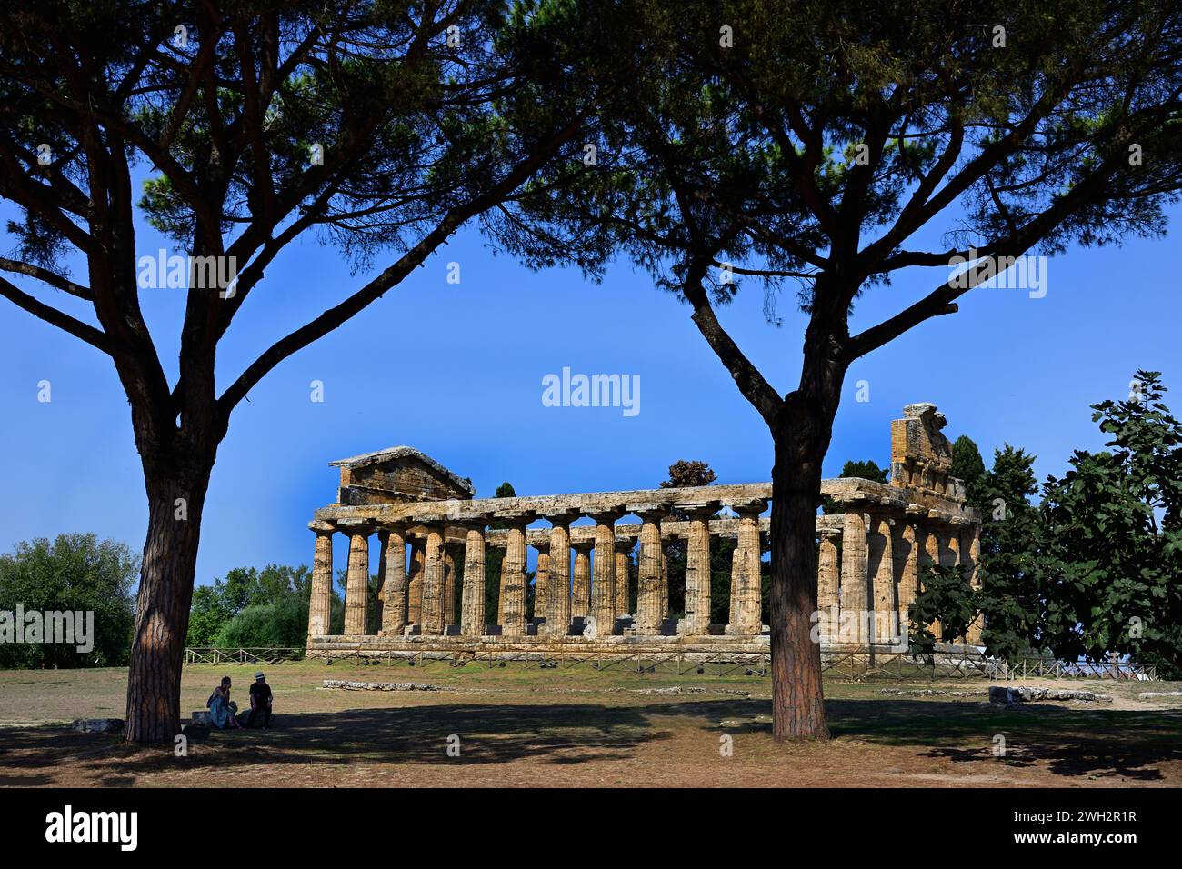 Temple of Athena (500 BC), Paestum is an ancient Greek city on the ...