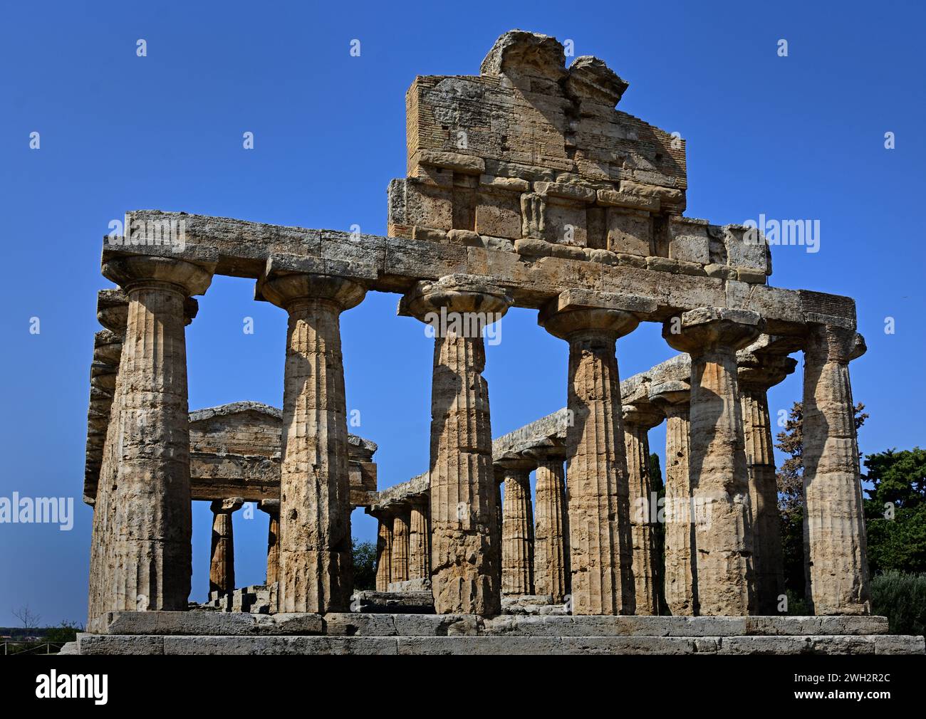 Temple of Athena (500 BC), Paestum is an ancient Greek city on the ...