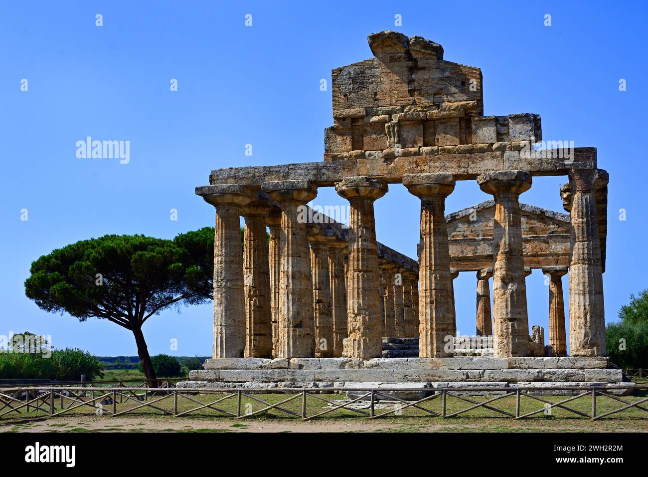 Temple of Athena (500 BC), Paestum is an ancient Greek city on the ...