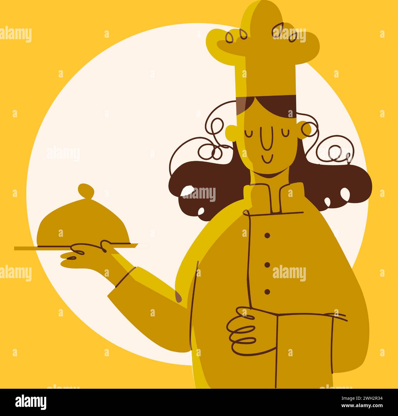 Restaurant staff vector illustration Stock Vector Image & Art - Alamy