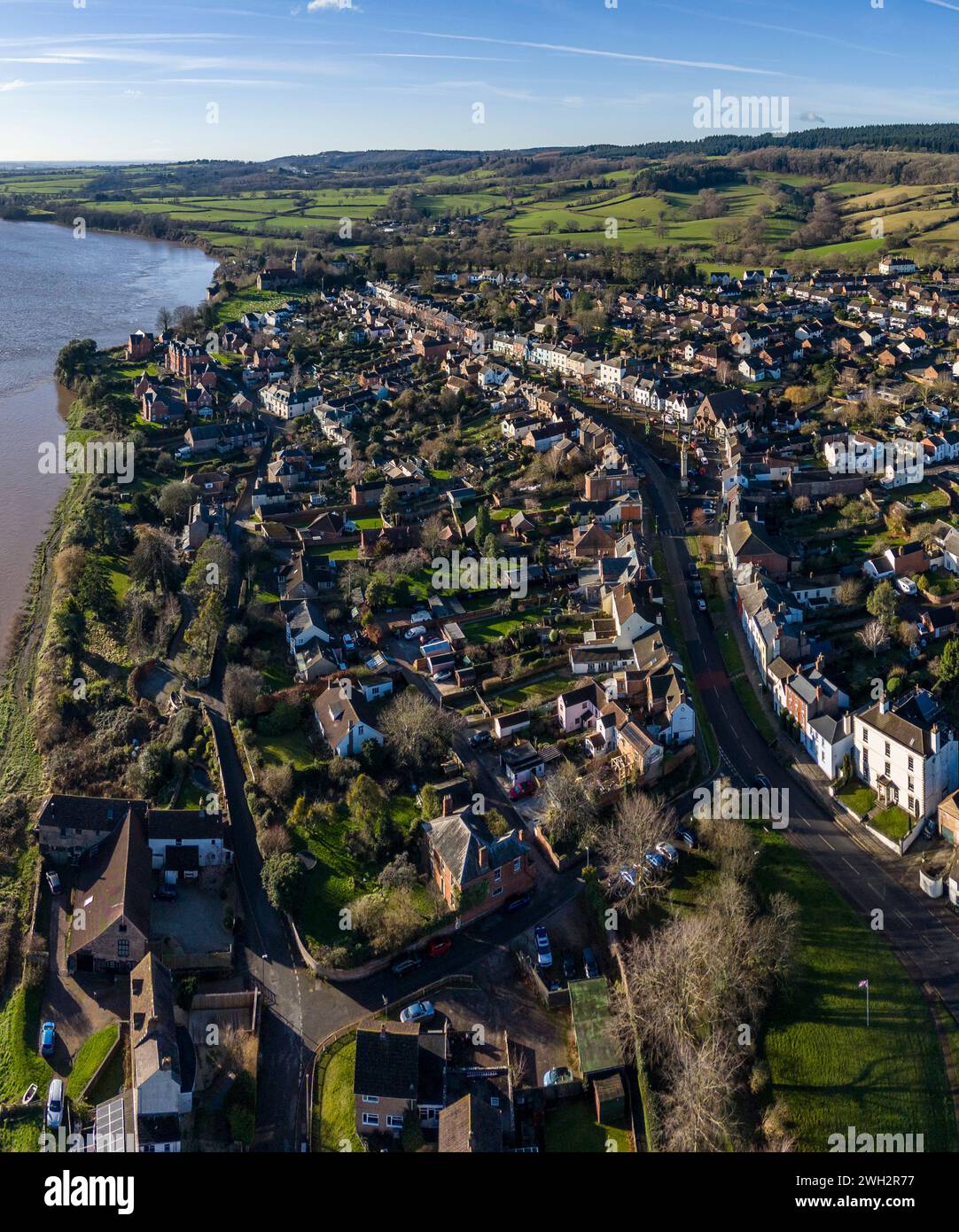 Newnham on Severn high street, Gloucestershire Stock Photo - Alamy