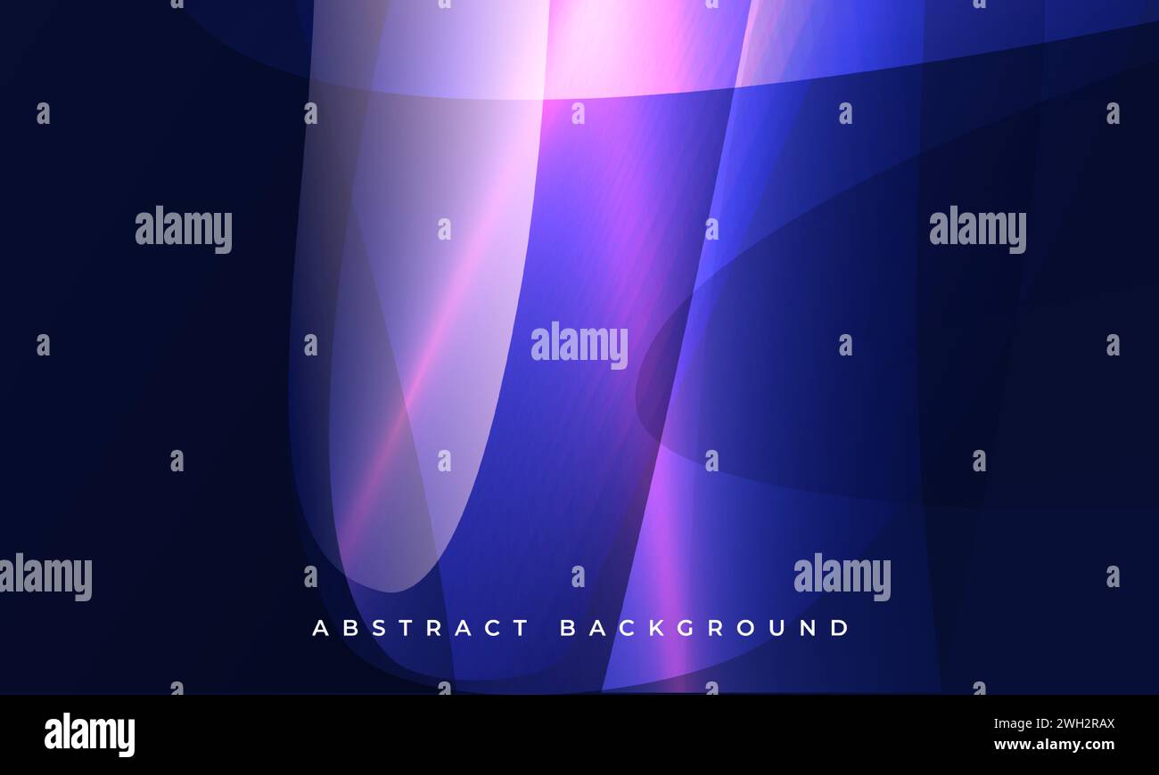 An electric blue and violet abstract background showcases a glowing ...