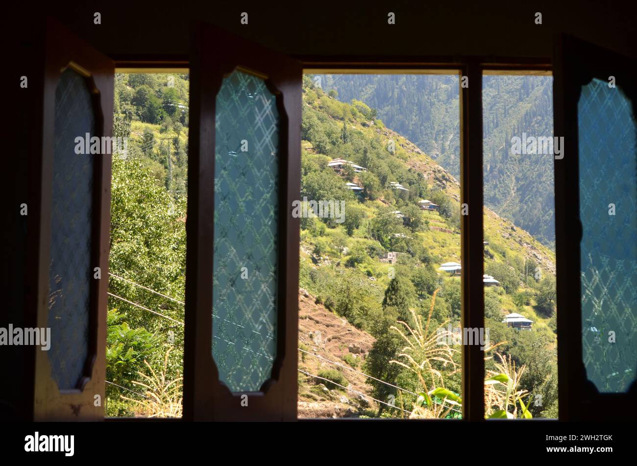 window outside click after heavy snowfall in village kaghan valley Stock Photo - Alamy