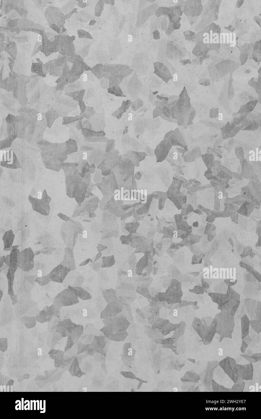 Metallic zinc background. Mottled, camouflage grey texture Stock Photo ...