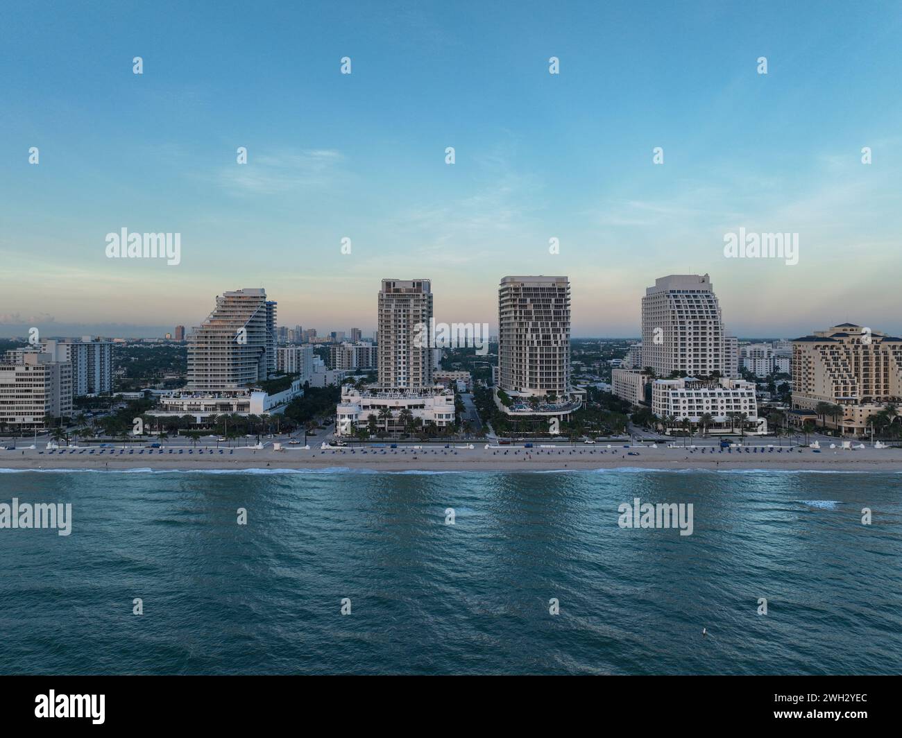 Aerial view fort lauderdale ocean hi-res stock photography and images ...