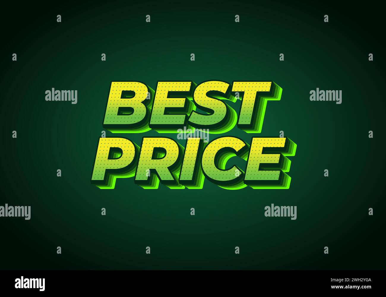 Best Price. Text effect design in 3D look with eye catching color Stock ...