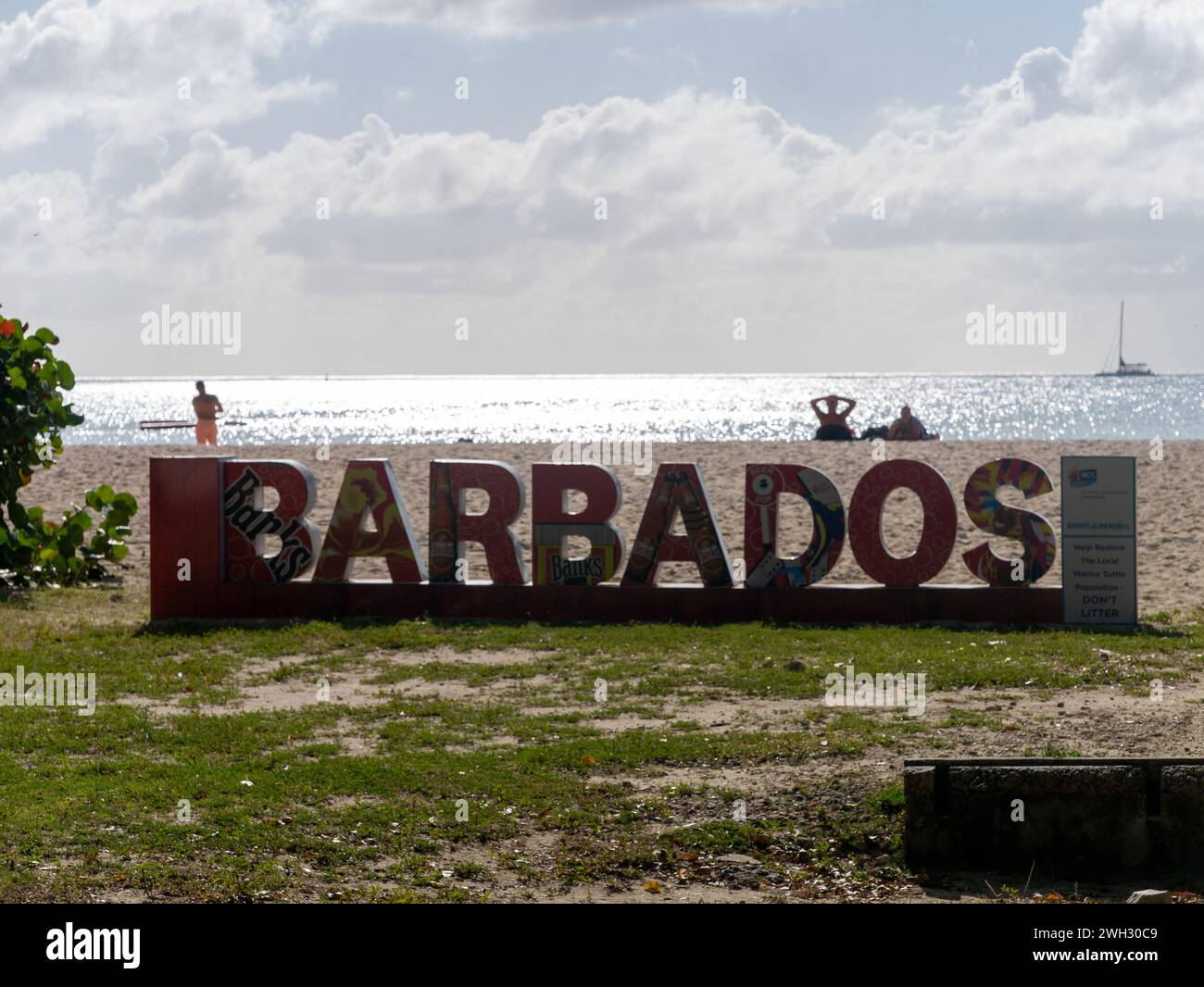 Barbados sign hi-res stock photography and images - Alamy