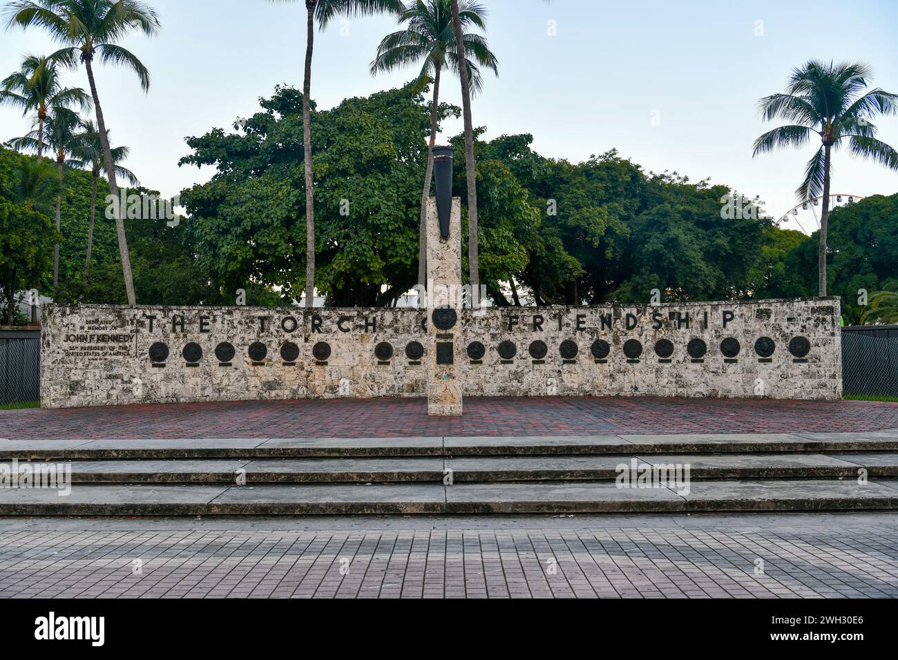 Downtown miami torch friendship motion hi-res stock photography and ...