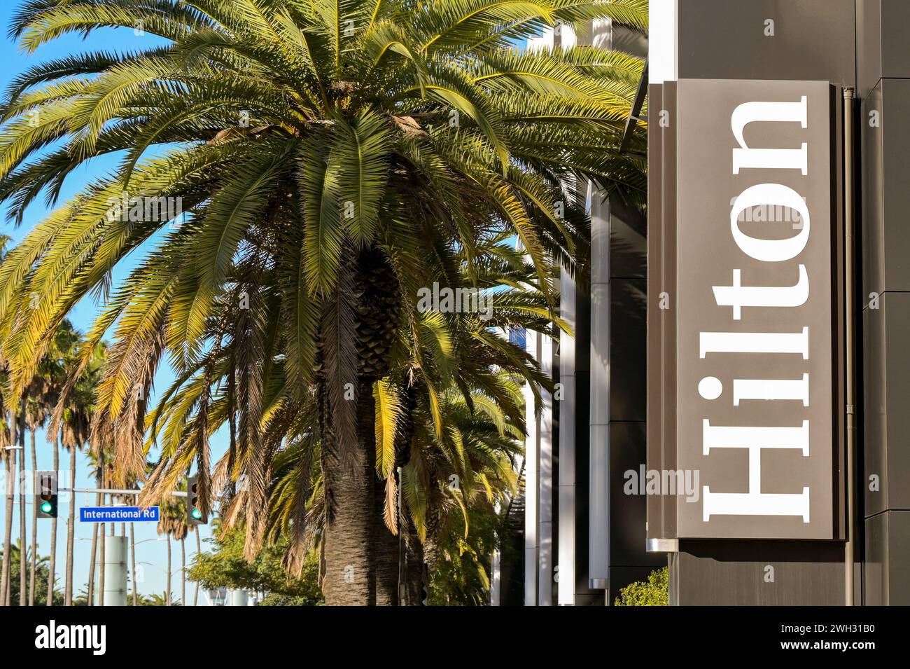 Los Angeles, California, USA - 12 January 2023: Sign outside the ...