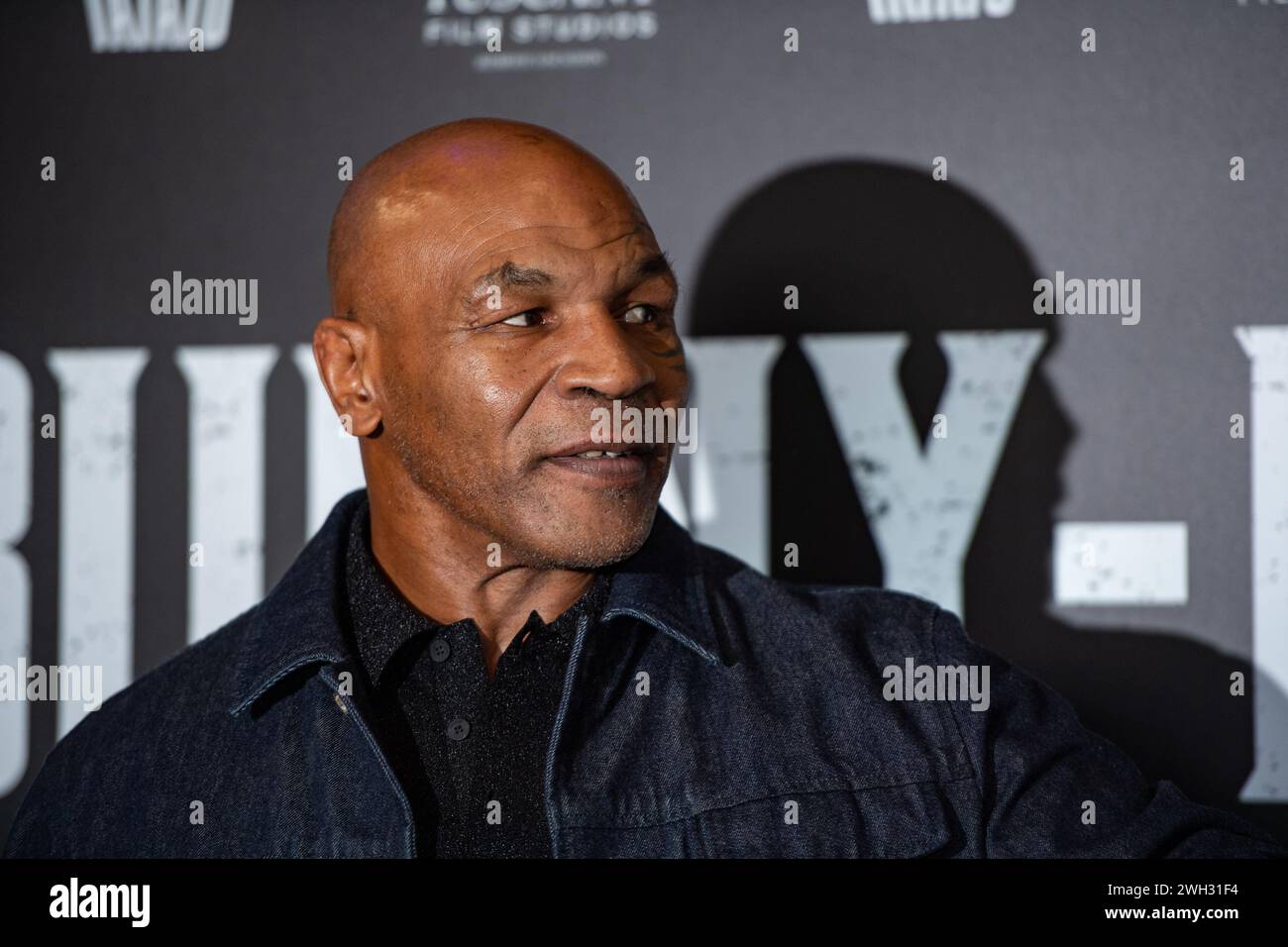 Turin, Italy. 07th Feb, 2024. Former world heavyweight champion Mike ...