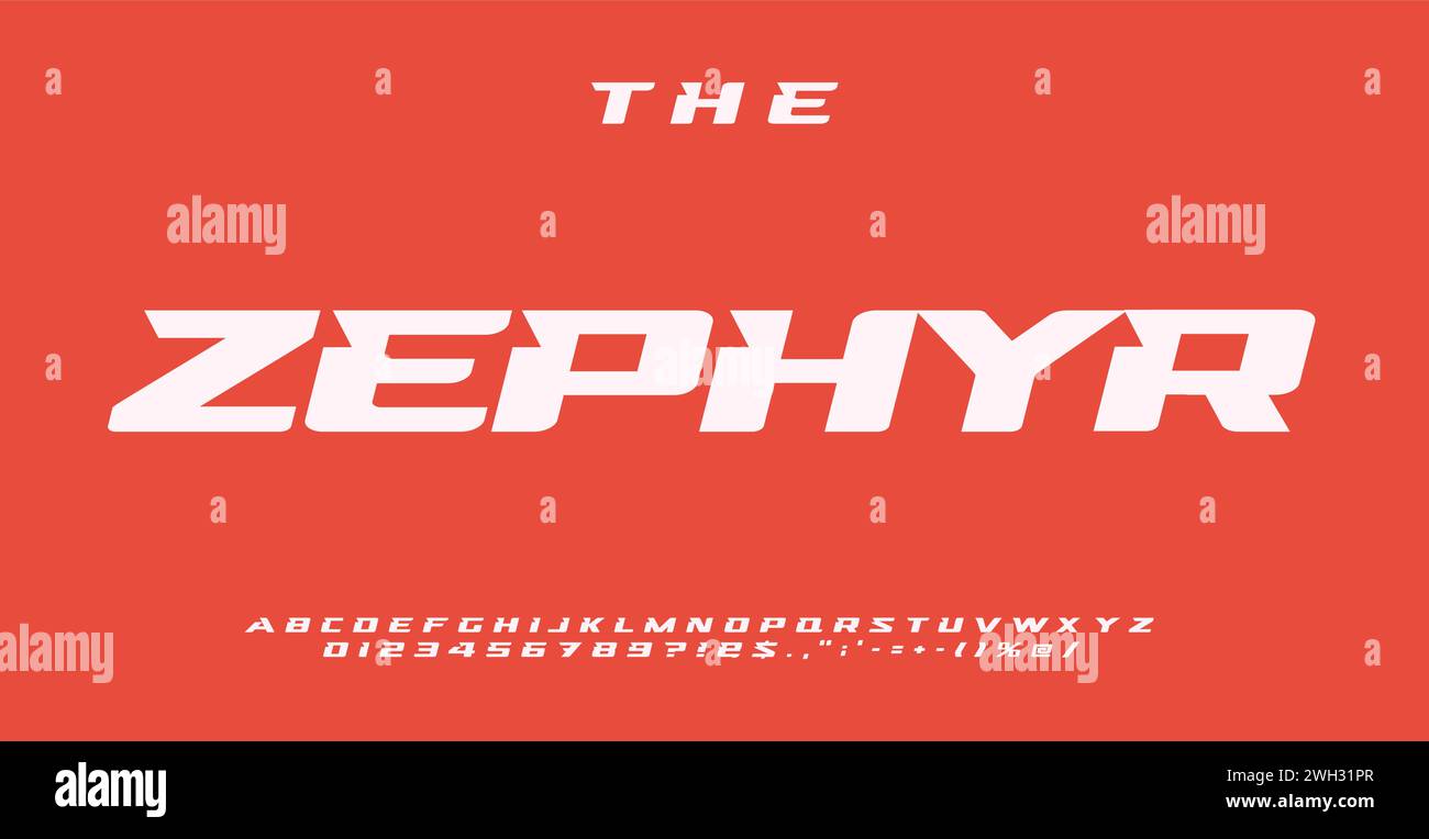 Swift dynamic font. Wide bold Italic alphabet, edgy sans serif letters ...