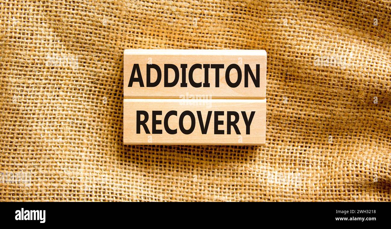 Addiction recovery symbol. Concept words Addiction recovery on ...