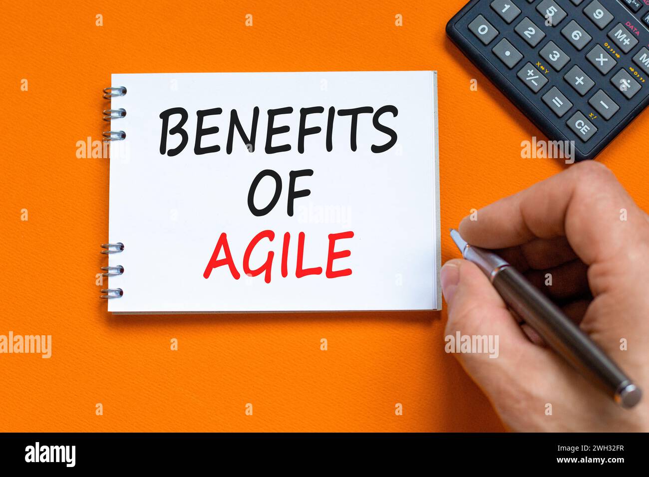 Benefits of agile symbol. Concept words Benefits of agile on beautiful ... Benefits of agile symbol. Concept words Benefits of agile on beautiful ...