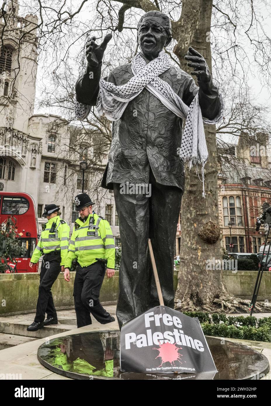 Nelson Mandela Protest Signs