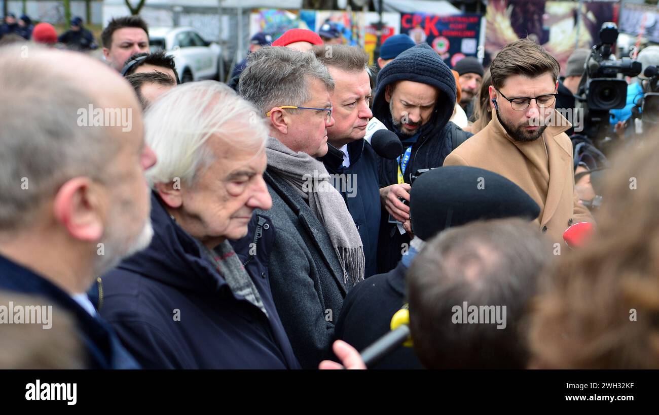 Warsaw, Poland. 7 February 2024. Former parliamentarian from the PIS ...
