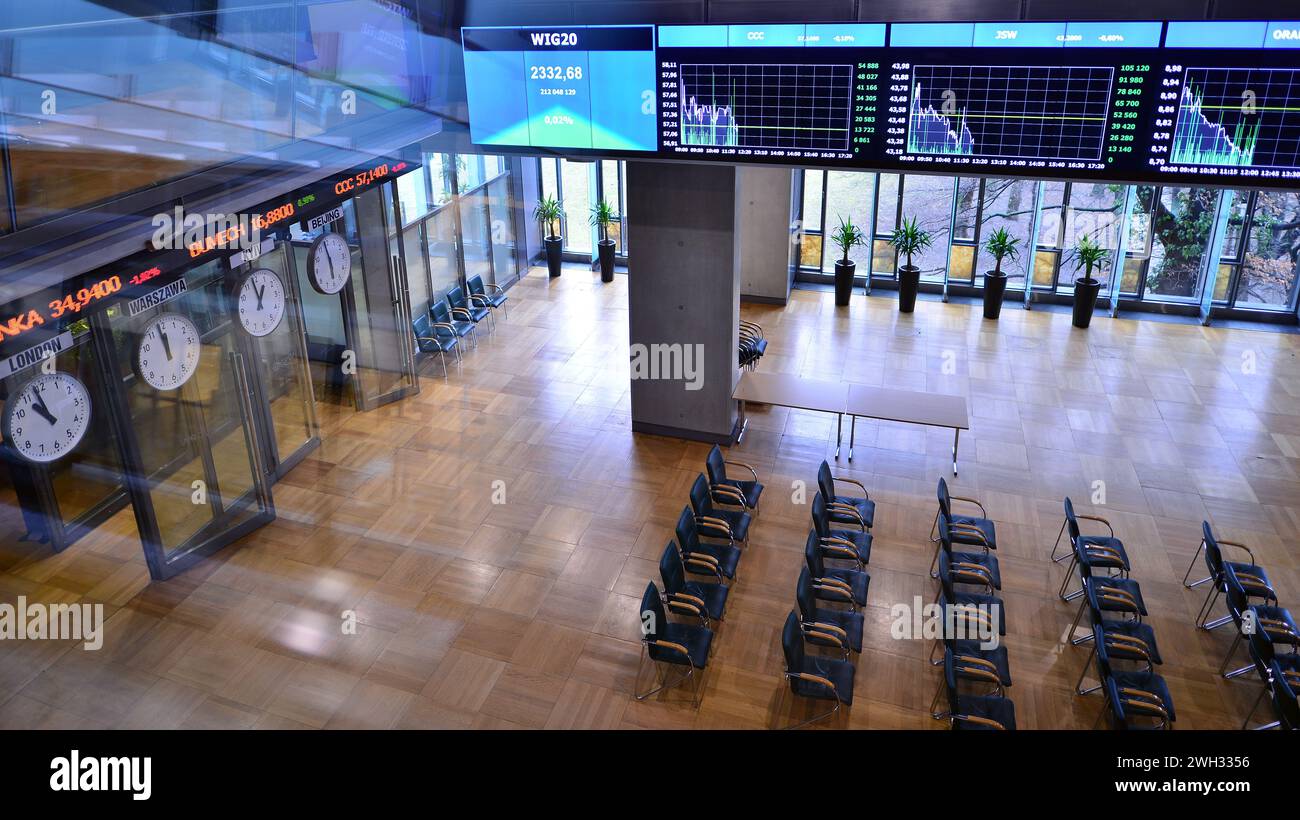 Stock market office interior hi-res stock photography and images - Alamy