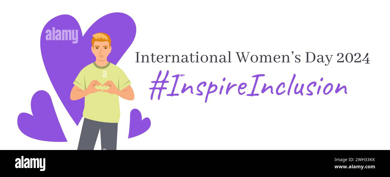 Inspire inclusion campaign pose. International Women's Day 2024 theme ...