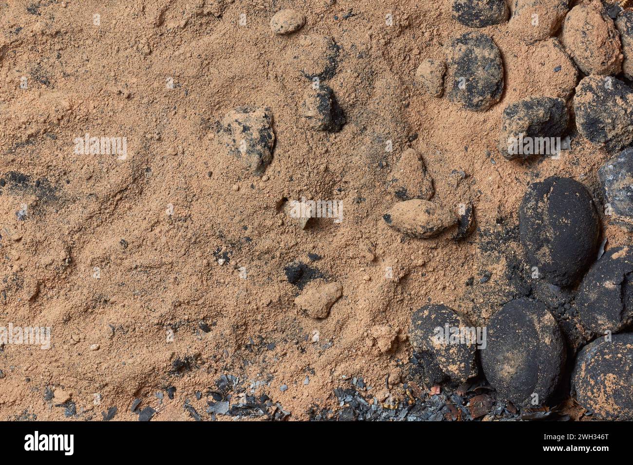 Combustible Materials Soil