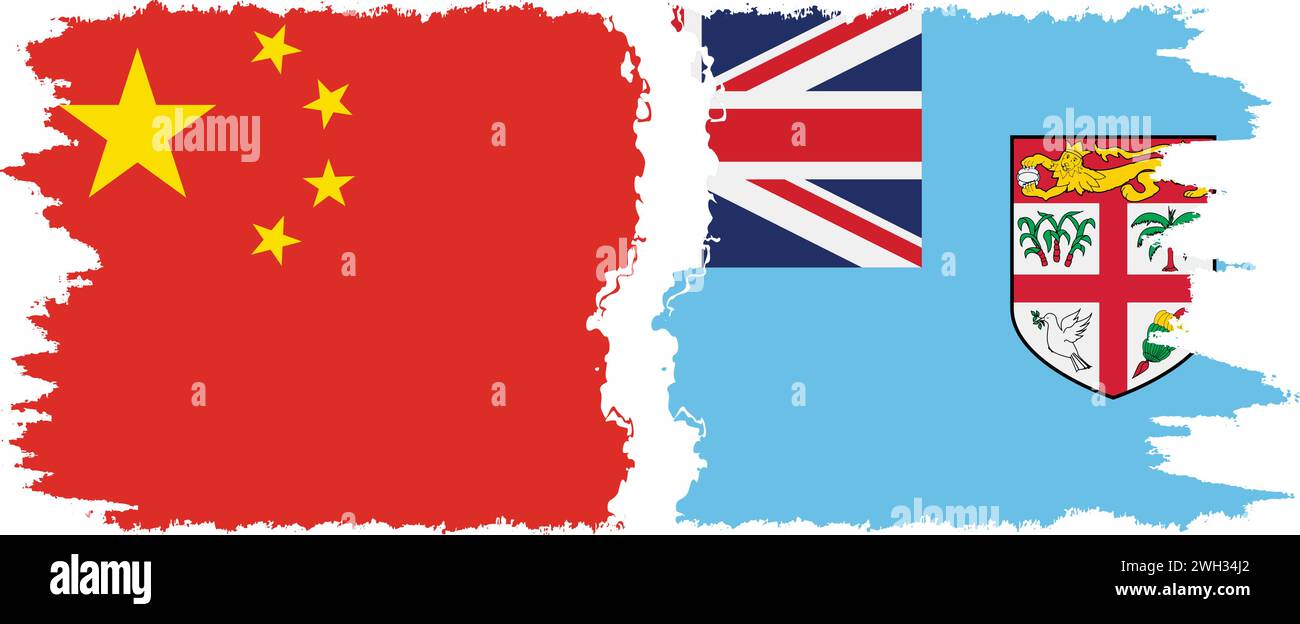 Fiji china flag Stock Vector Images - Alamy