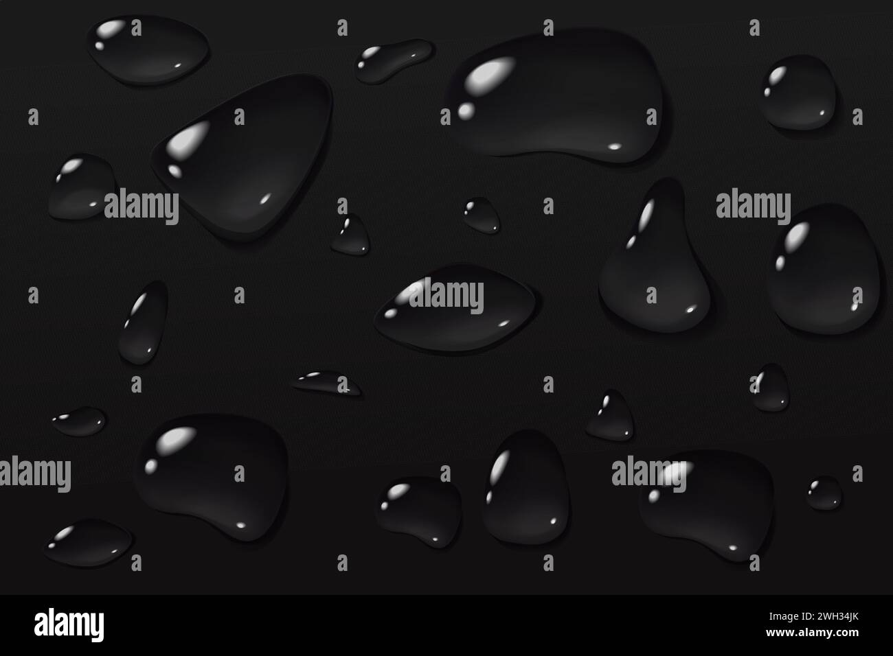 Black abstract background. Condensate glass in macro texture Stock ...