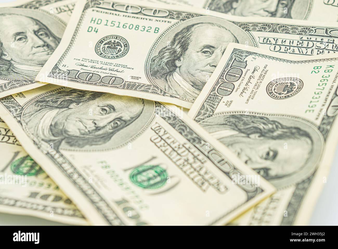 Background of 100 dollar bills. Lots of 100 dollar bills, the concept ...