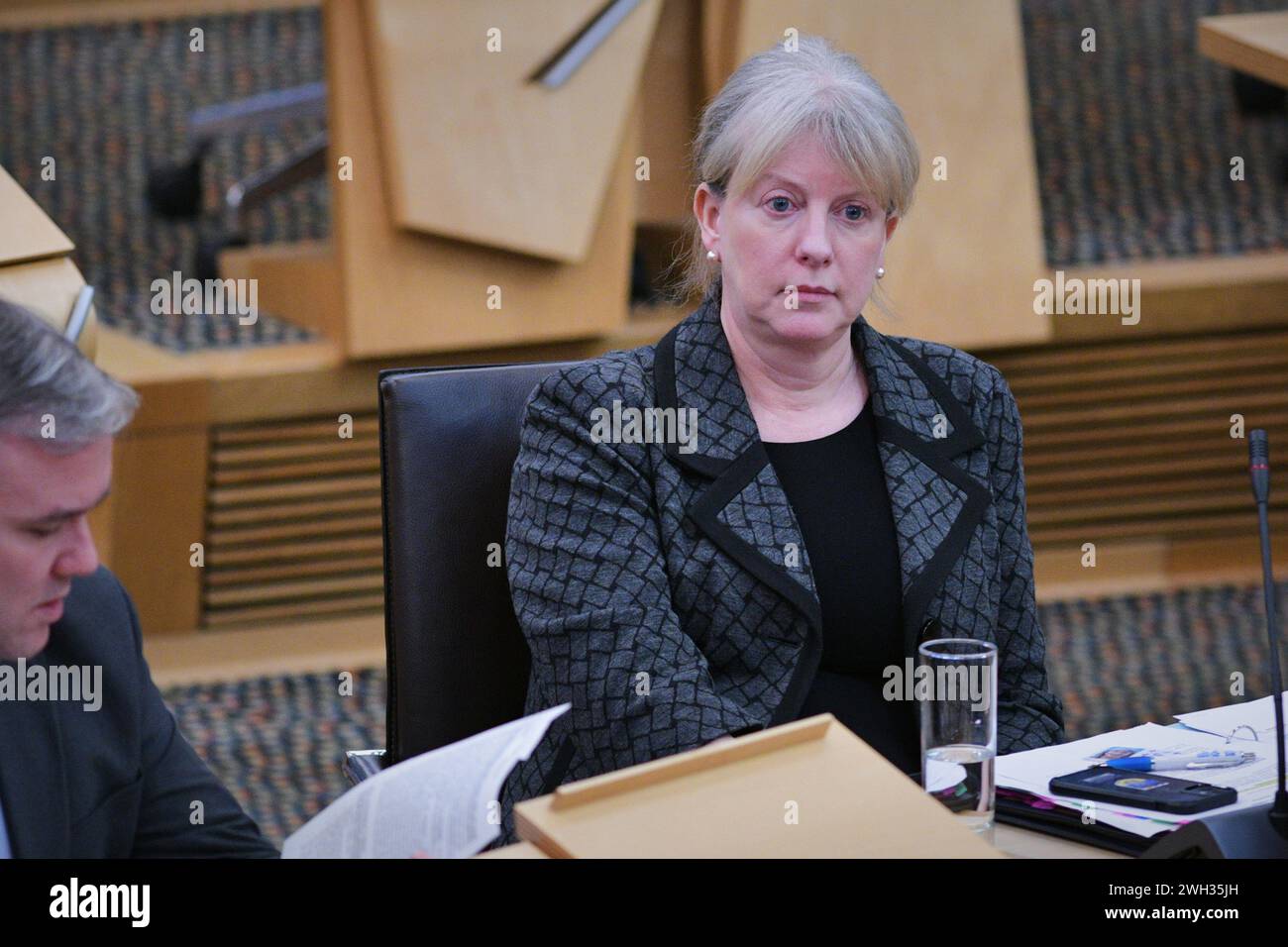 Edinburgh Scotland, UK 07 February 2024. Deputy First Minister Shona ...