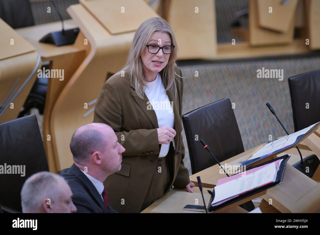 Edinburgh Scotland, UK 07 February 2024. Minister for Energy and the ...