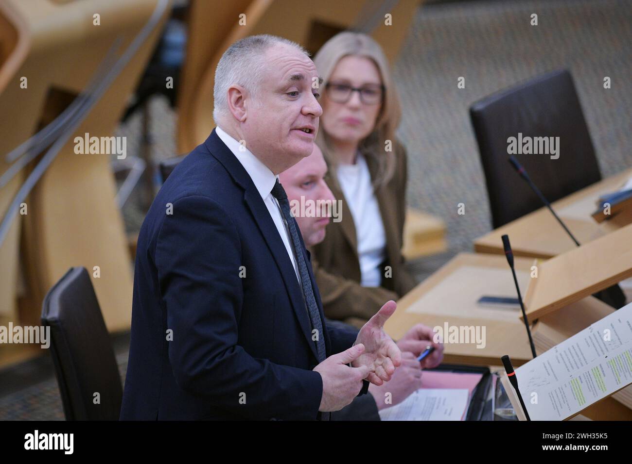 Edinburgh Scotland, UK 07 February 2024. Minister for Small Business ...
