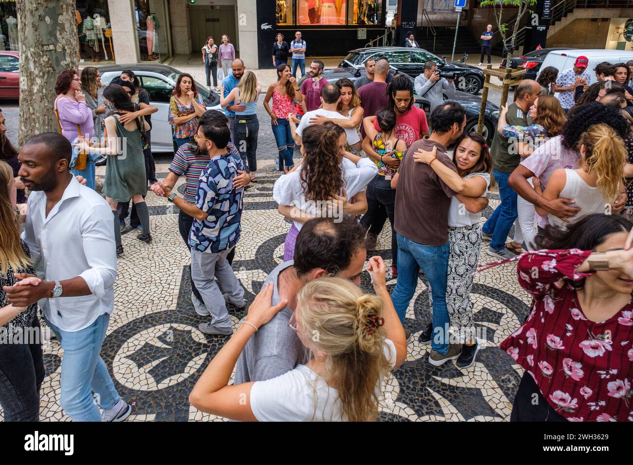 The city of Lisbon - Some saturday afternoon people get some space on ...