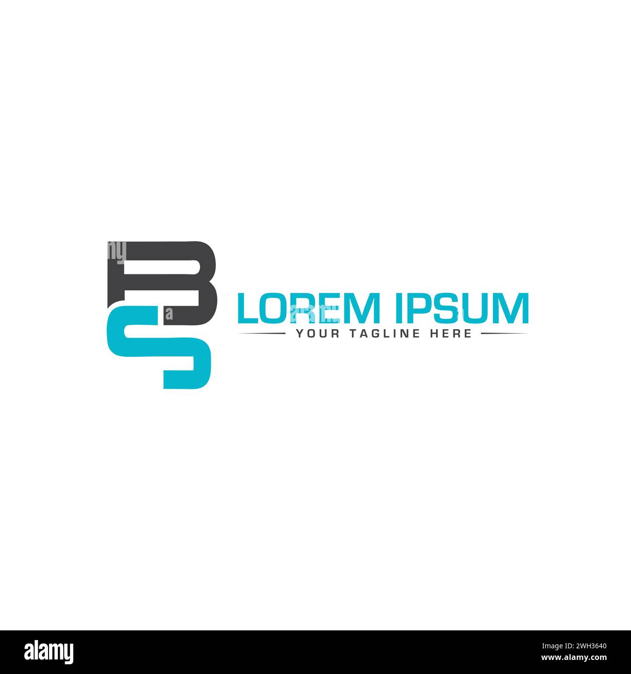Bs logo design hi-res stock photography and images - Alamy