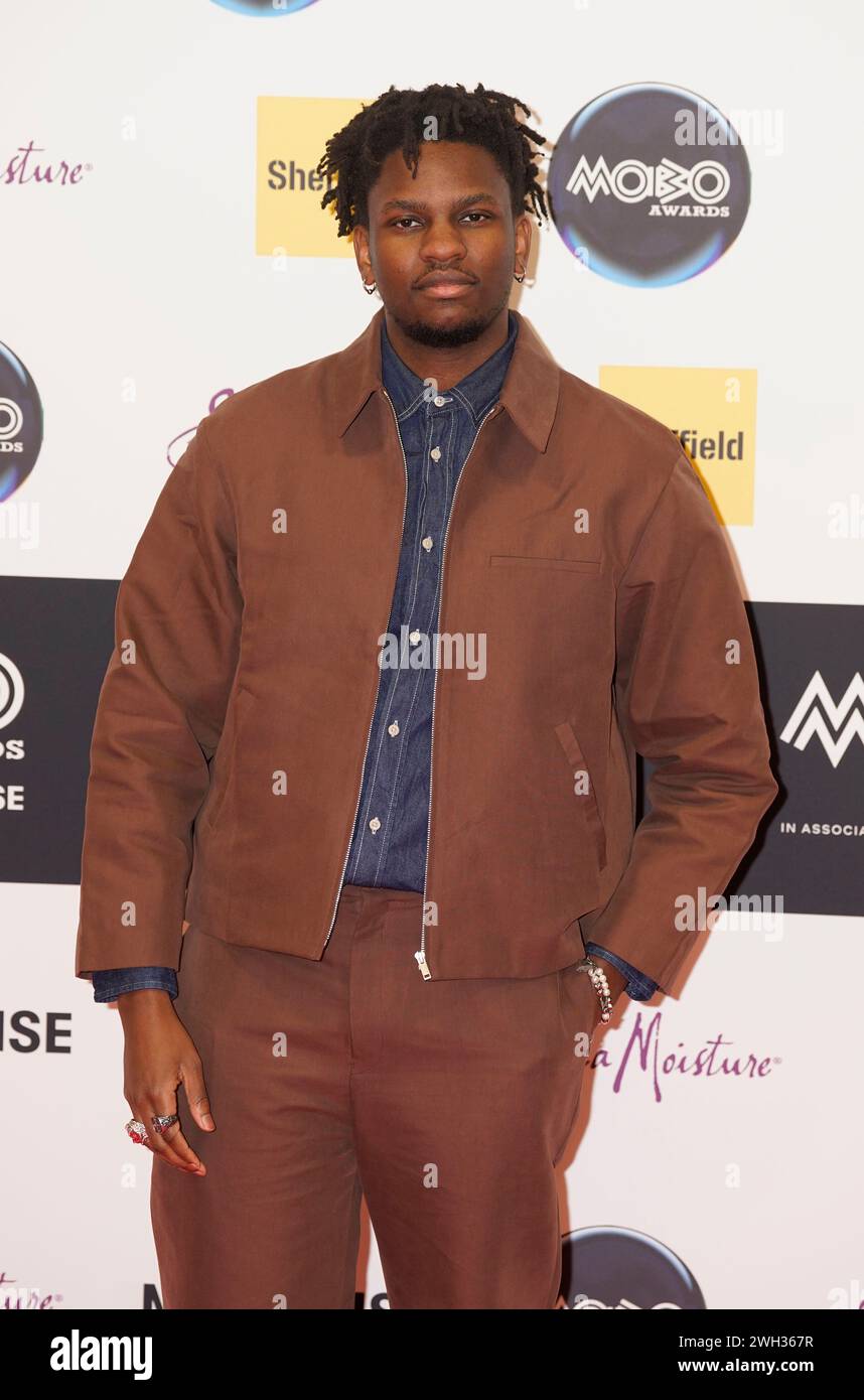Victor Ray attends the Mobo Awards, at the Utilita Arena Sheffield ...