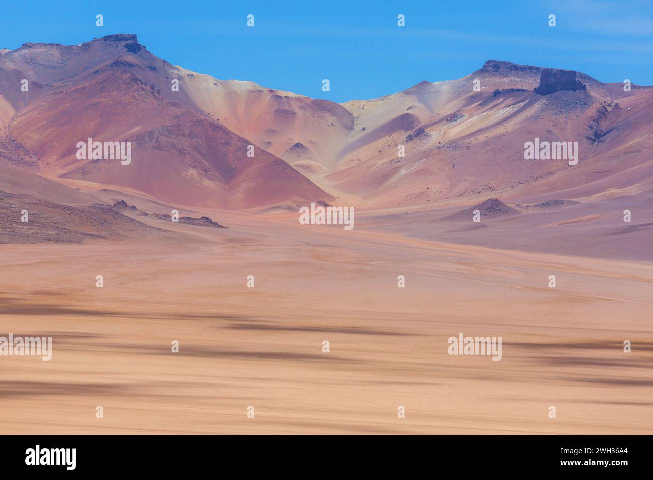 Epic Salvador Dali desert. Unusual natural landscapes in Bolivia Stock ...