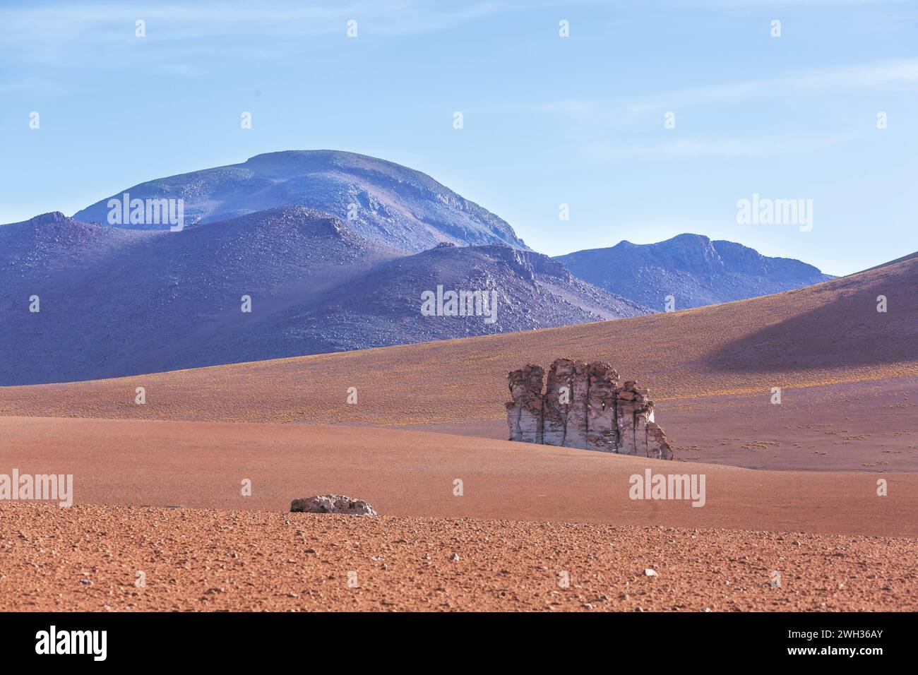 Epic Salvador Dali desert. Unusual natural landscapes in Bolivia Stock ...