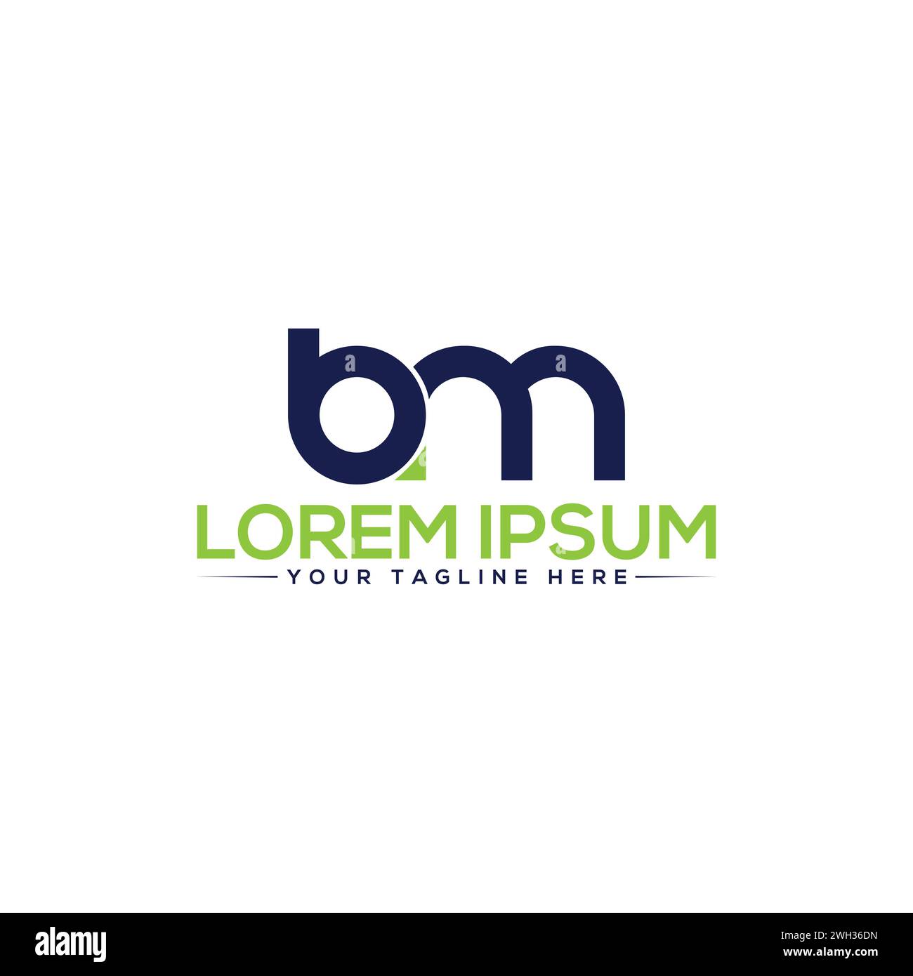 BM Logo Design. Creative BM Logo Design Stock Vector Image & Art - Alamy