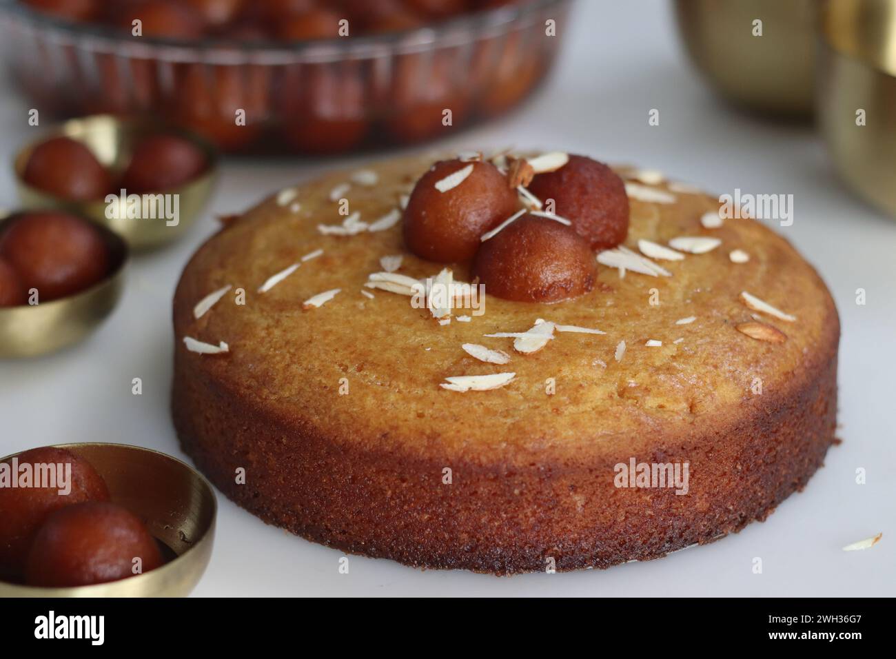 Gulab Jamun Cake - Irresistible fusion dessert, combining rich flavors ...