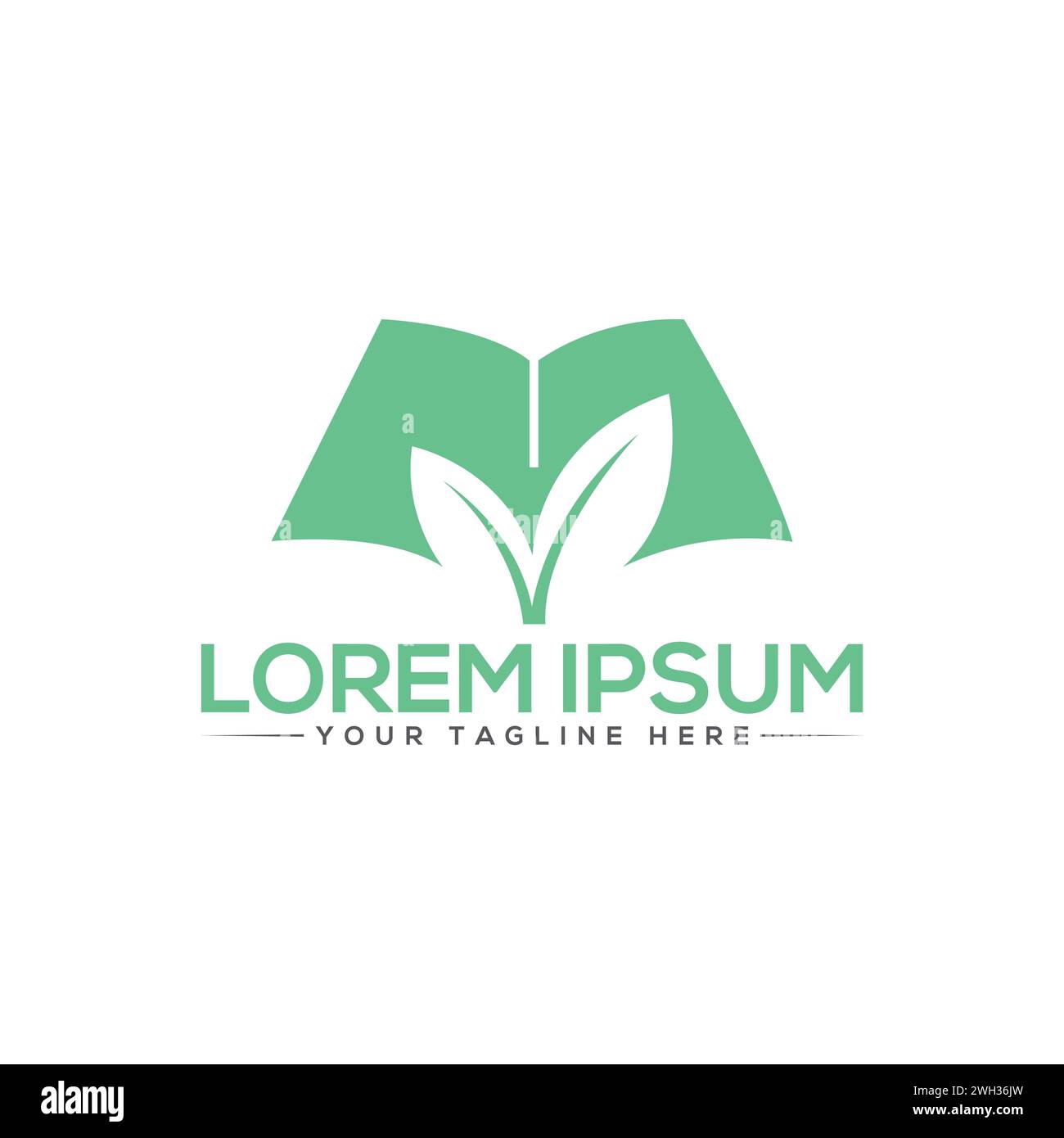 Book Logo Design. Unique and Creative Book Logo Design. Education Logo ...