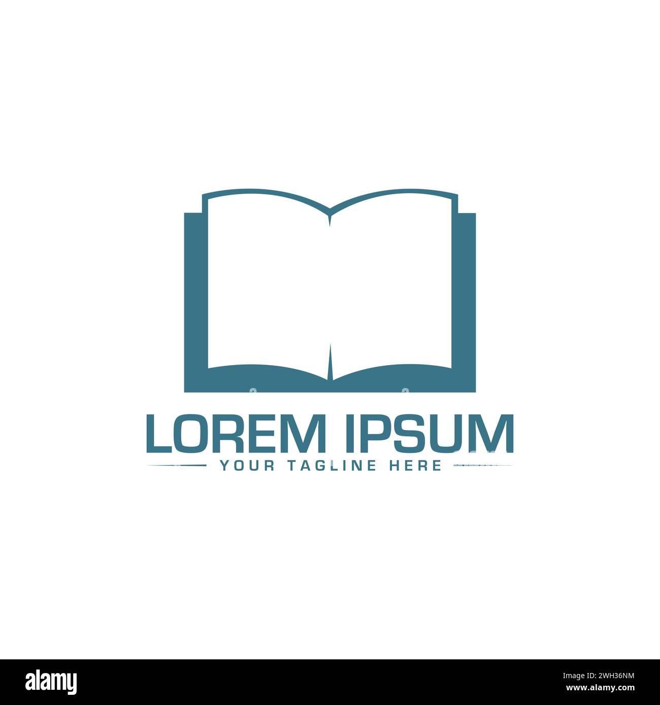 Book Logo Design. Unique and Creative Book Logo Design. Education Logo ...
