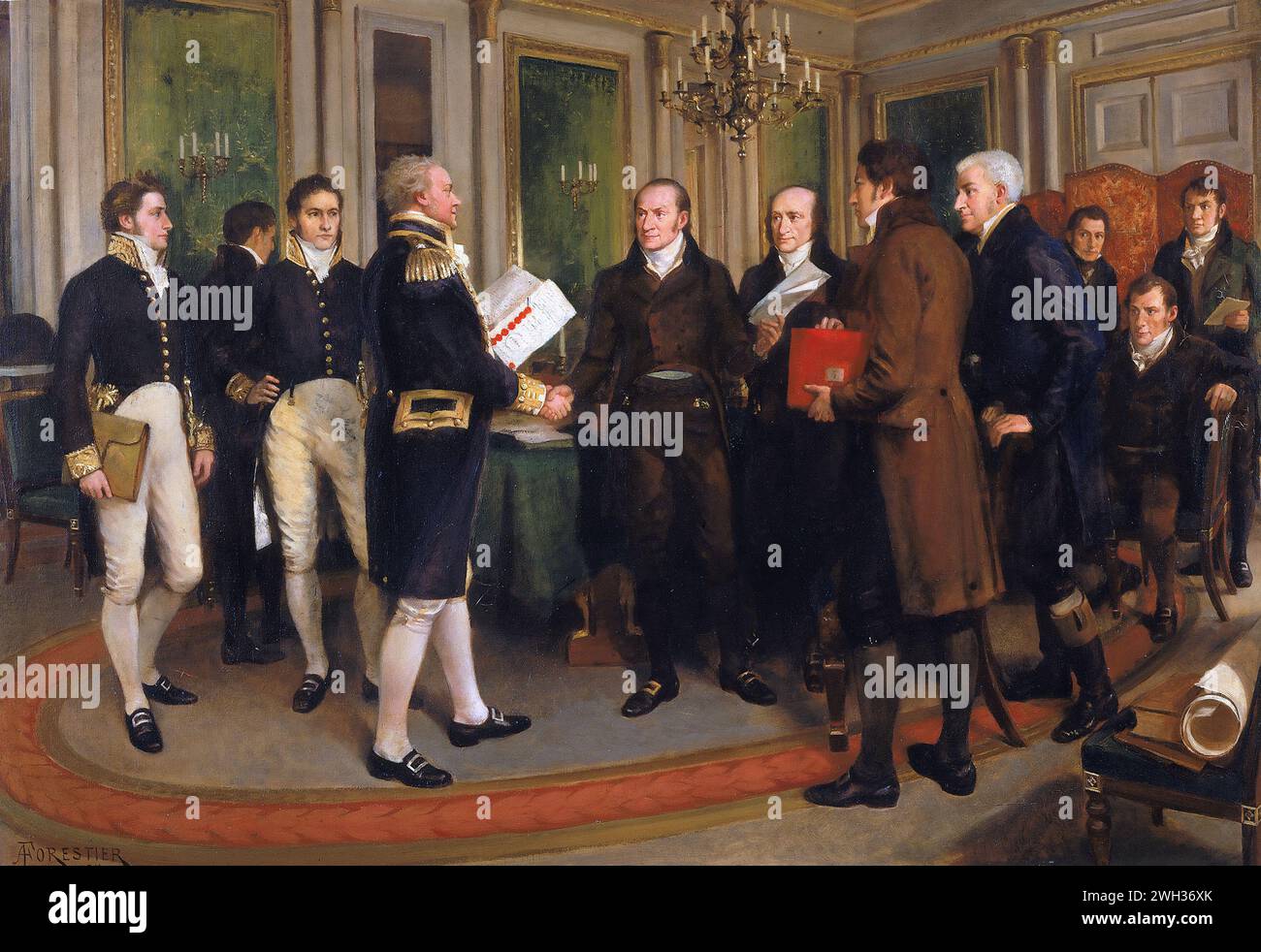 Signing of the treaty of ghent hi-res stock photography and images - Alamy