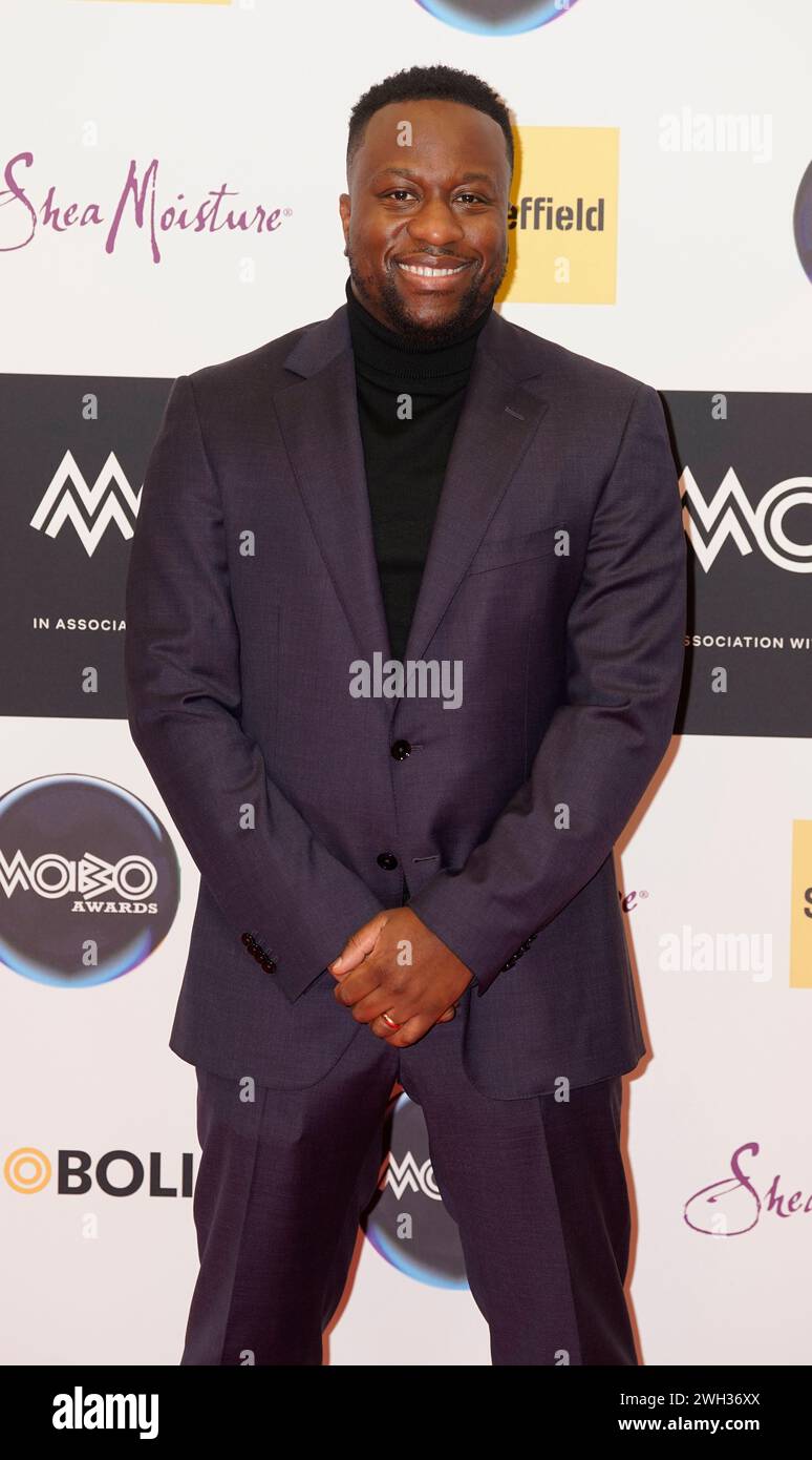 Babatunde attends the Mobo Awards, at the Utilita Arena Sheffield ...