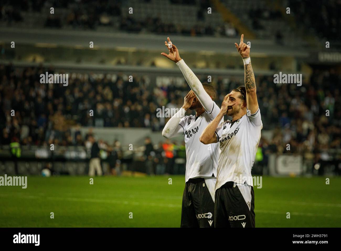 Andre Silva, Jota Silva during Liga Portugal 23/24 game between Vitoria ...