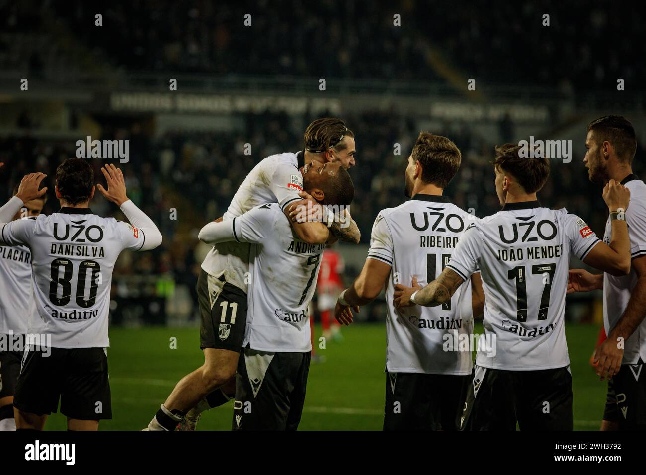 Andre Silva, Jota Silva during Liga Portugal 23/24 game between Vitoria ...