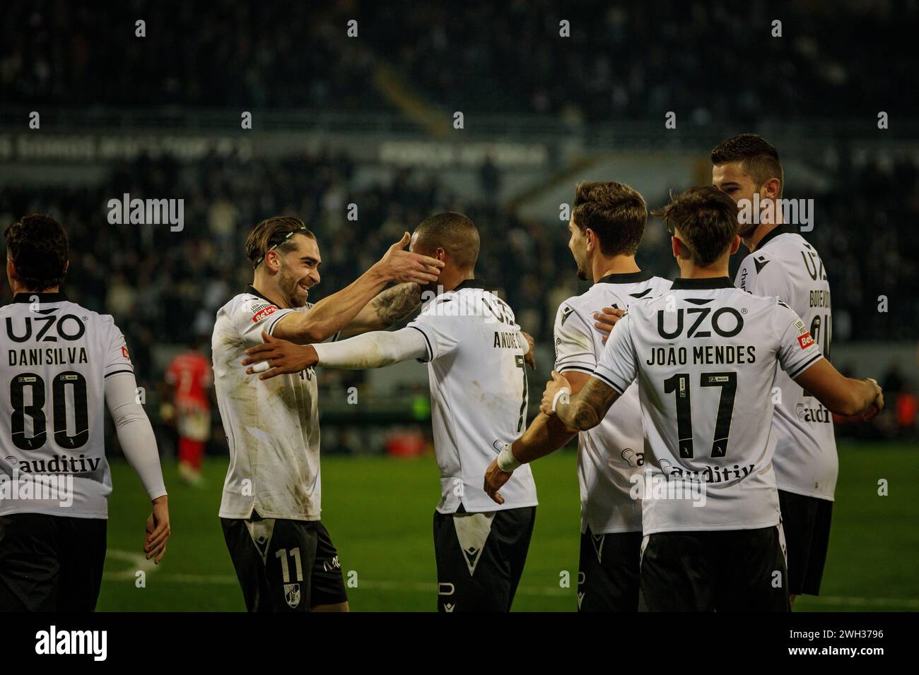 Andre Silva, Jota Silva during Liga Portugal 23/24 game between Vitoria ...
