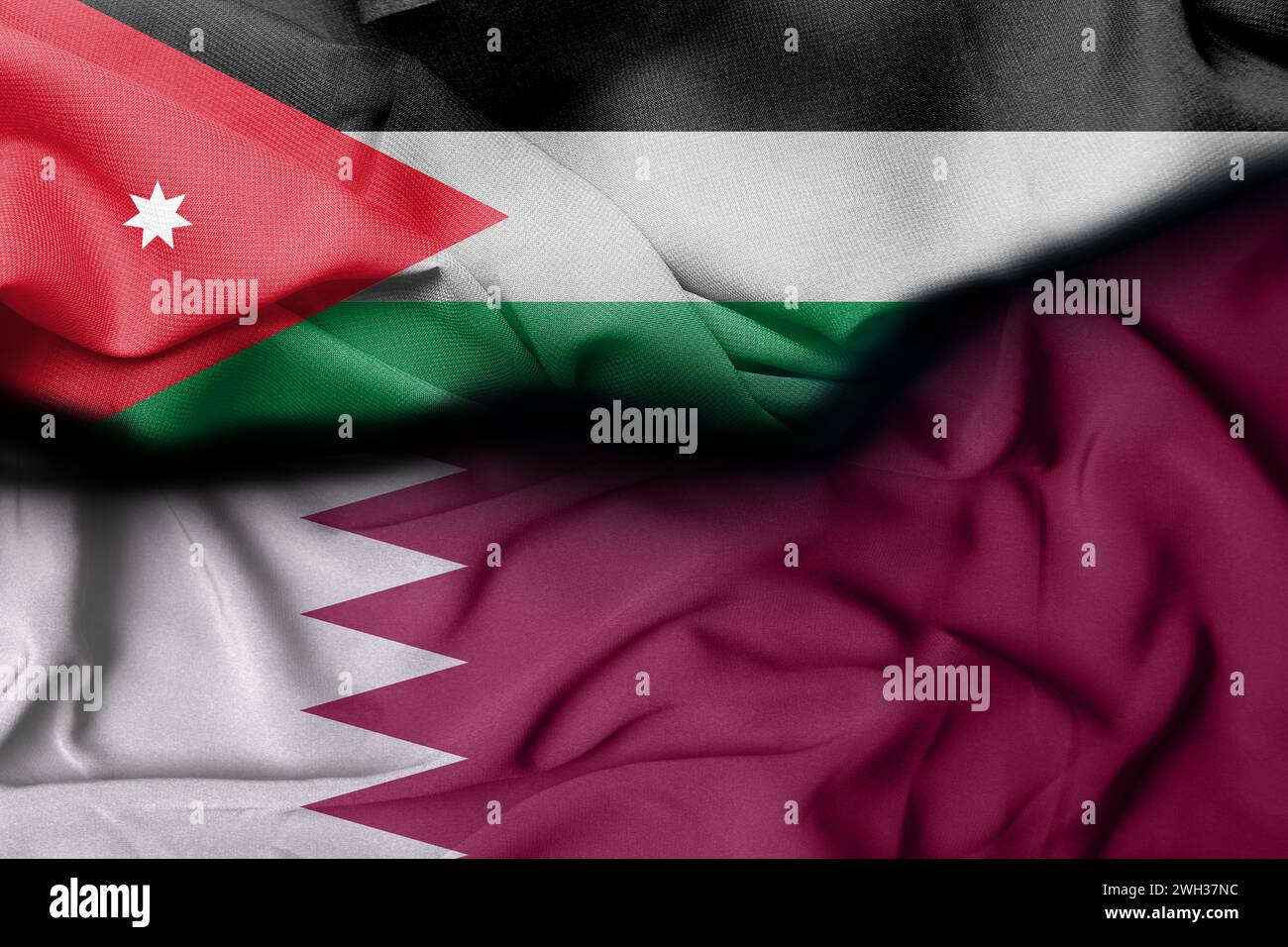 jordan flag illustration combining qatar flag, Background for ...