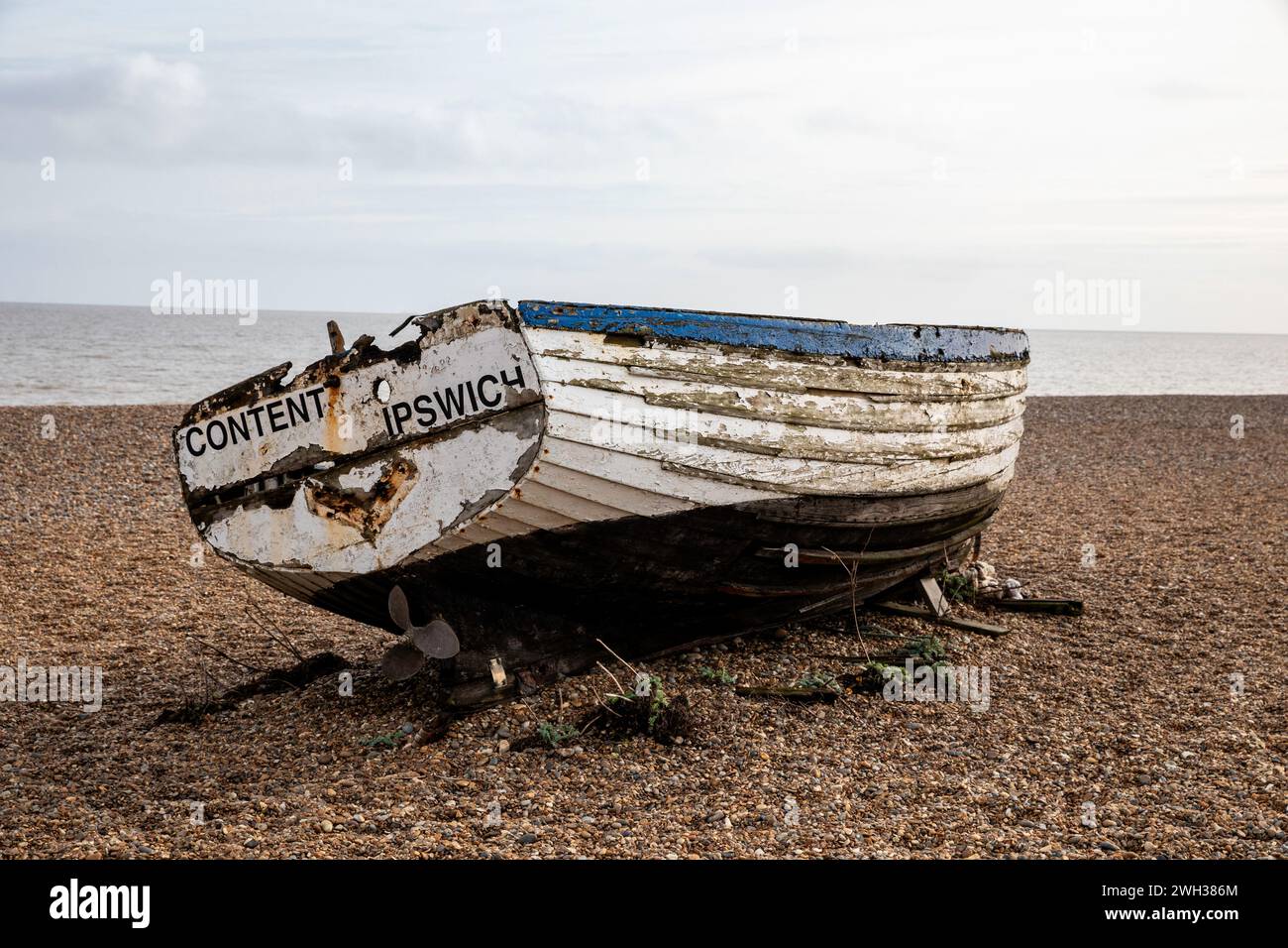 Aldeburgh,Suffolk,7th February 2024,After recent heavy downpours of ...
